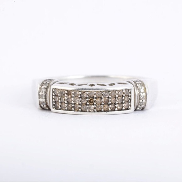 Jewelry | 925 Silver 47tcw Diamond Ring Size 825 | Poshmark